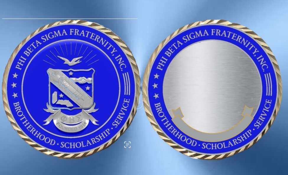 Phi Beta Sigma Fraternity Engravable Medallion – Award Mint, LLC
